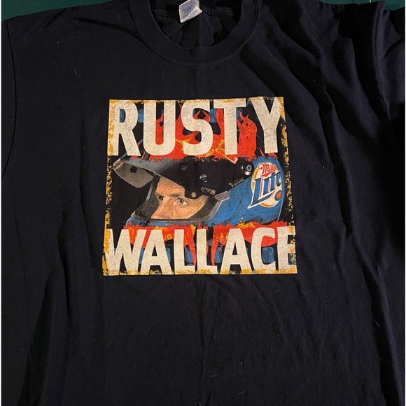 Gildan | Shirts | Rusty Wallace Racing Tee | Poshmark